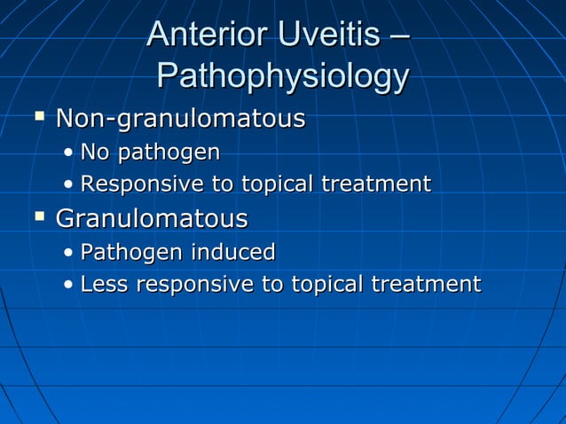 Uveitis Eye presentation- Darayus | PPT