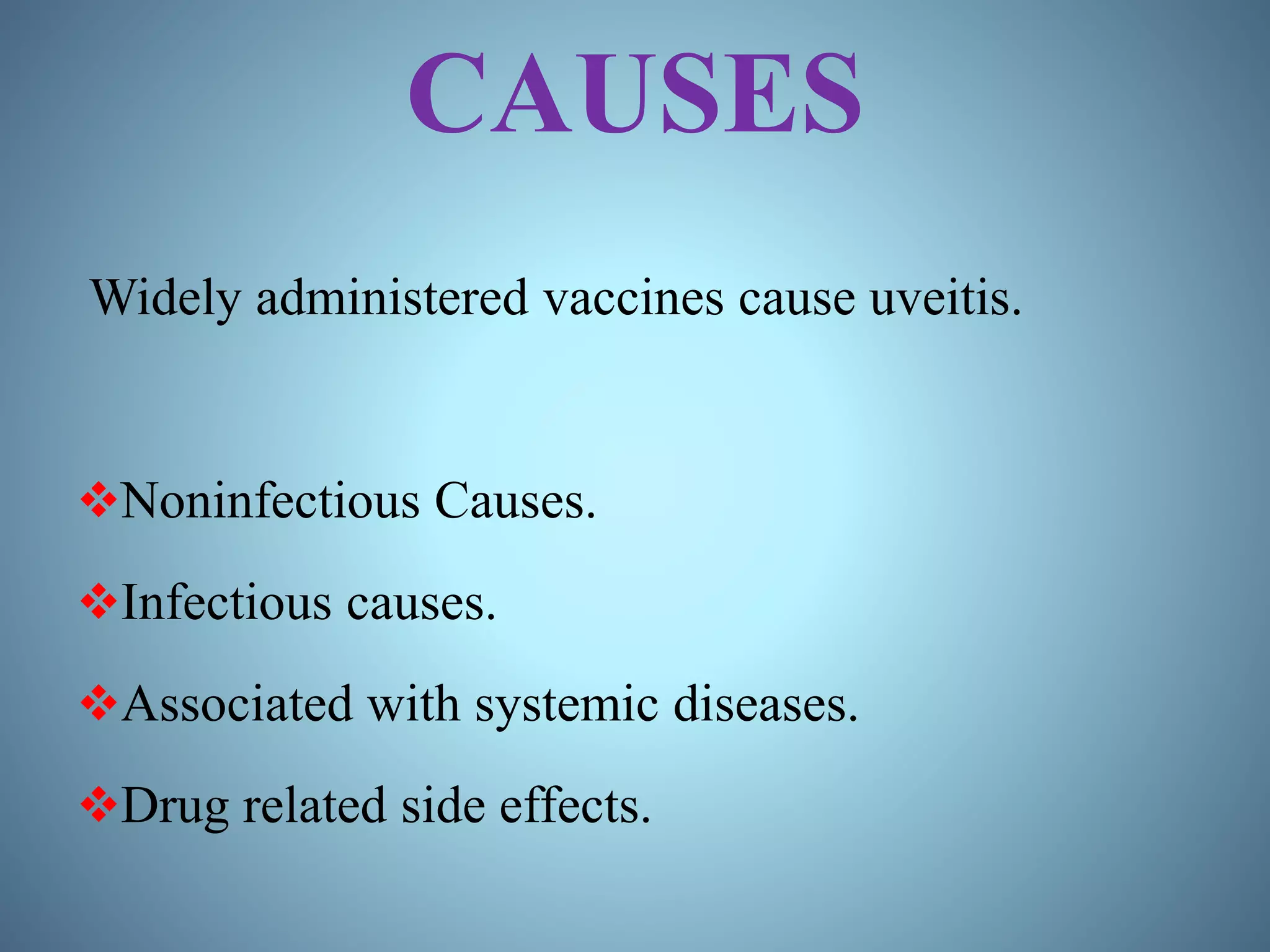Uveitis ppt | PPTX