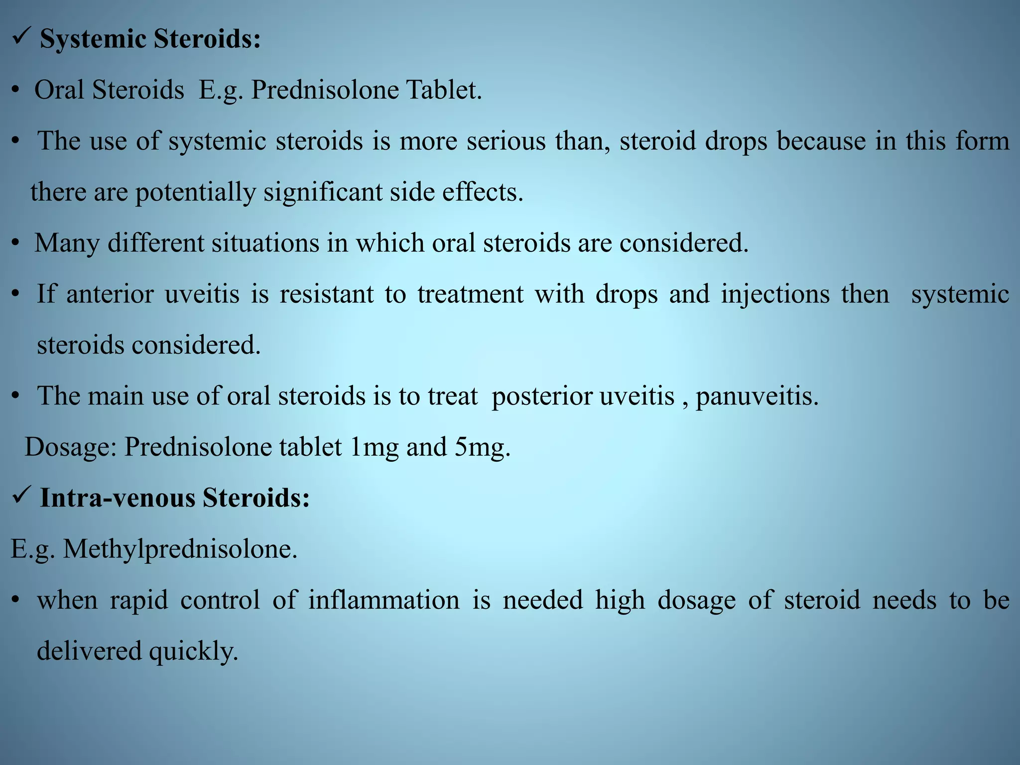 Uveitis ppt | PPTX