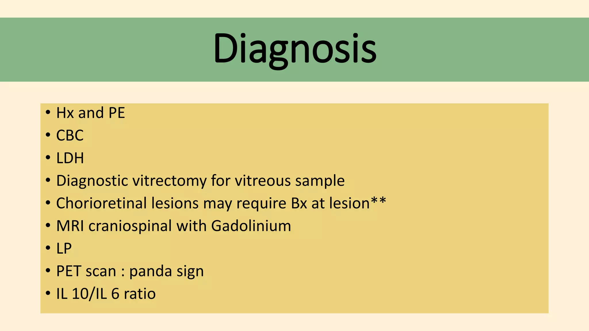 Uveitis quiz (masquerade syndrome) | PPTX