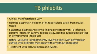 Uveitis quiz (masquerade syndrome) | PPTX