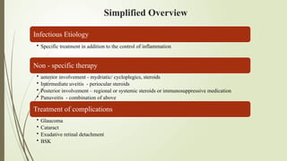 UVEITIS SYMPOSIUM Uveitis types and its associations | PPTX