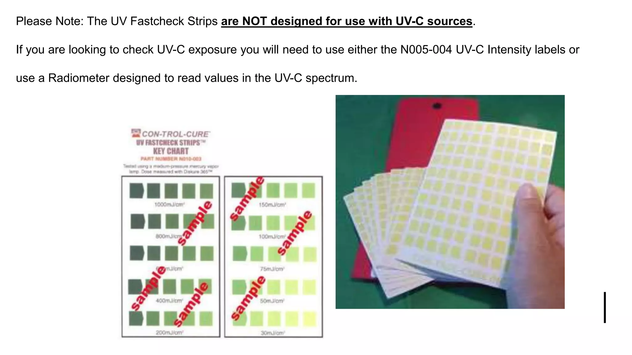 UV LAMP BENCHMARK ON PRESS | PPT