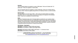 UV LAMP BENCHMARK ON PRESS | PPT