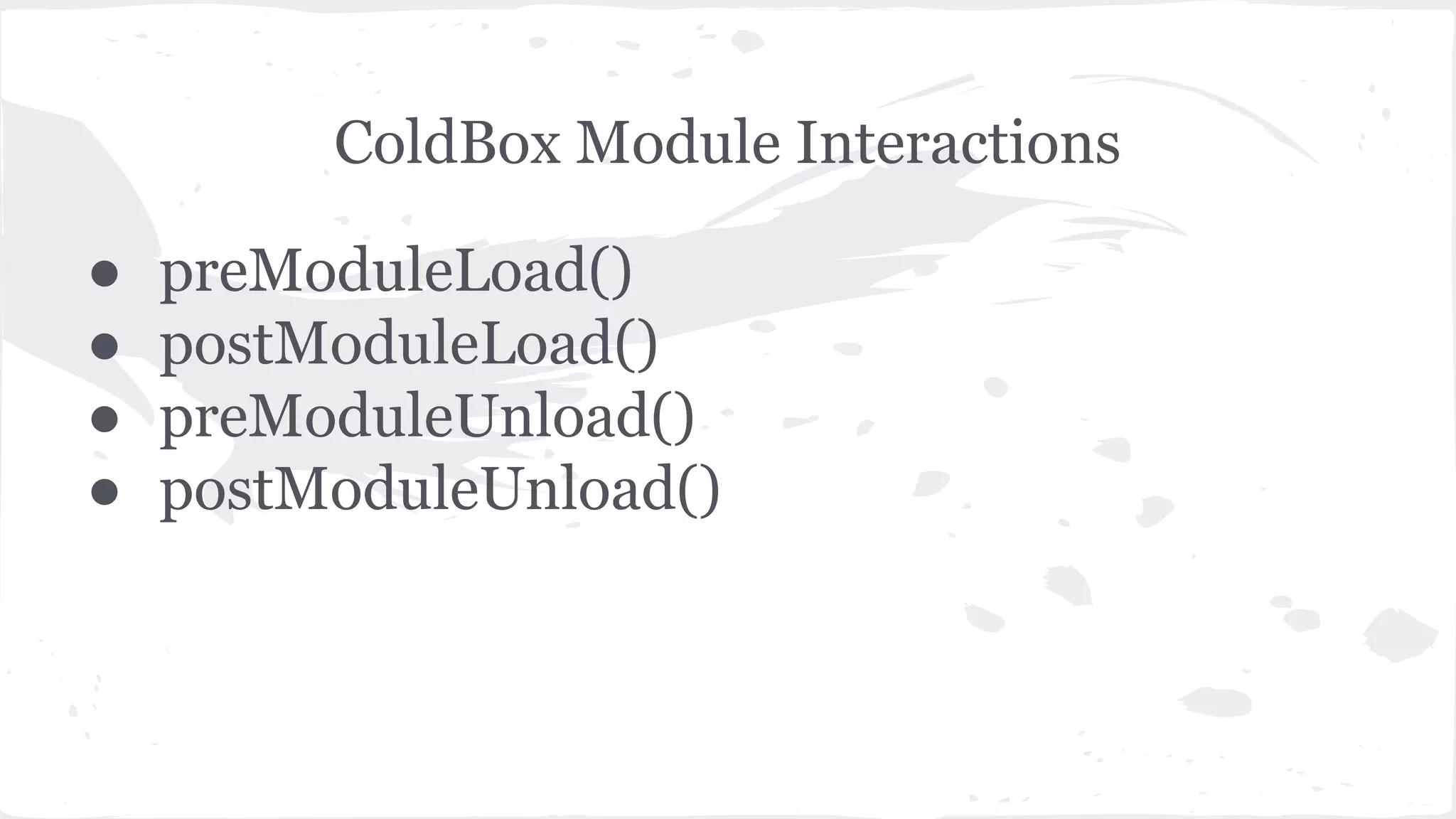ITB2015 - ColdBox 4 MVC Modular Architecture | PDF