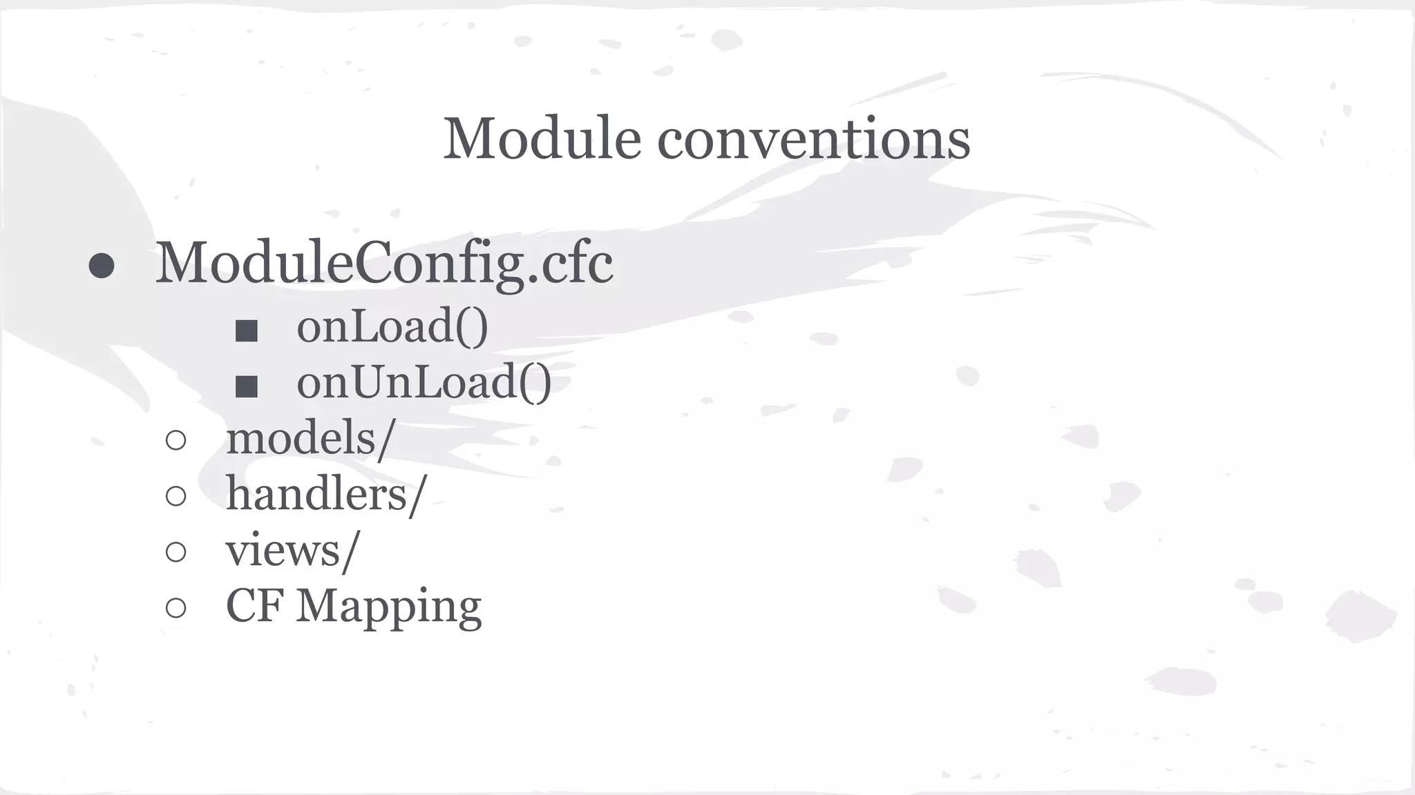 ITB2015 - ColdBox 4 MVC Modular Architecture | PDF