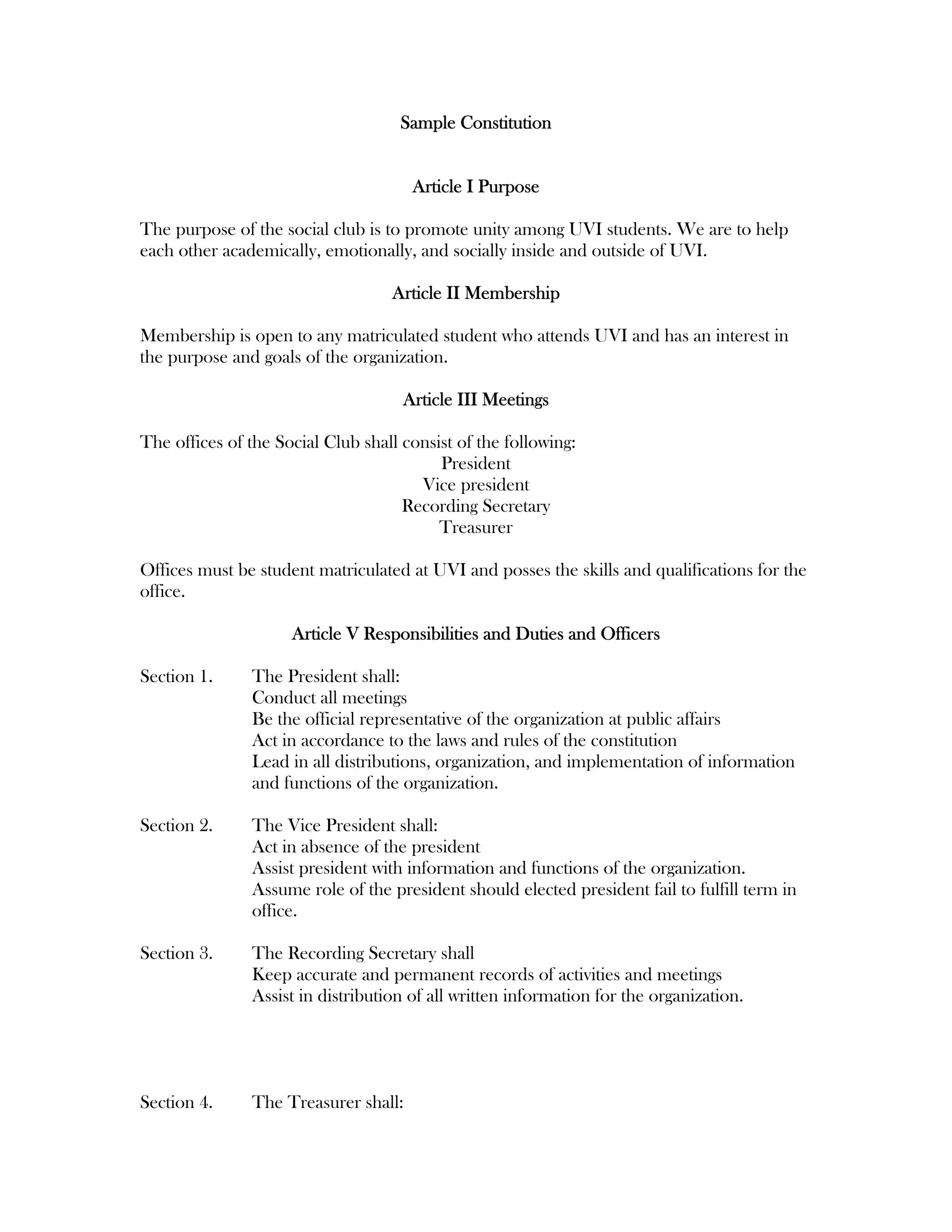 UVI Sample Constitution | PDF