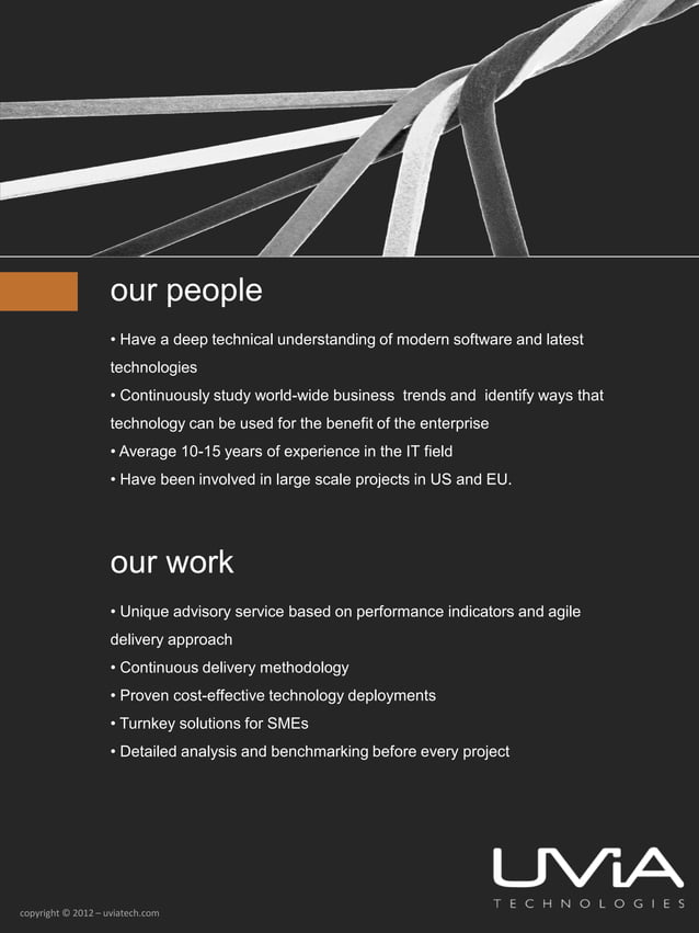UVIA Technologies Profile | PDF