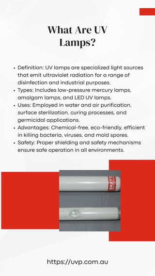UV Lamps | Ultra Violet Products .pdf
