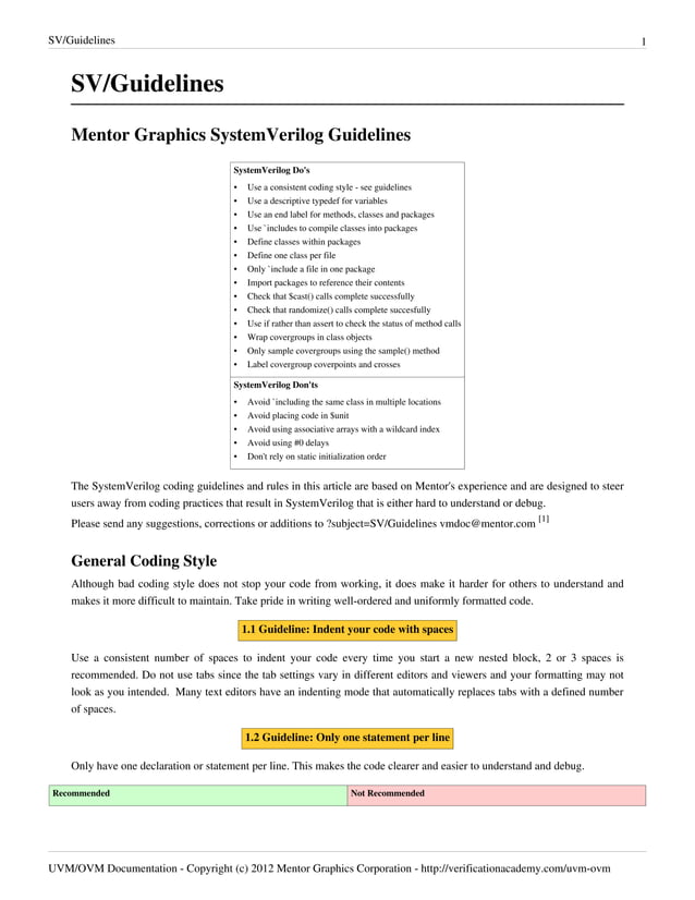 Uvm Cookbook Systemverilog Guidelines Verification Academy Pdf Programming Languages Computing