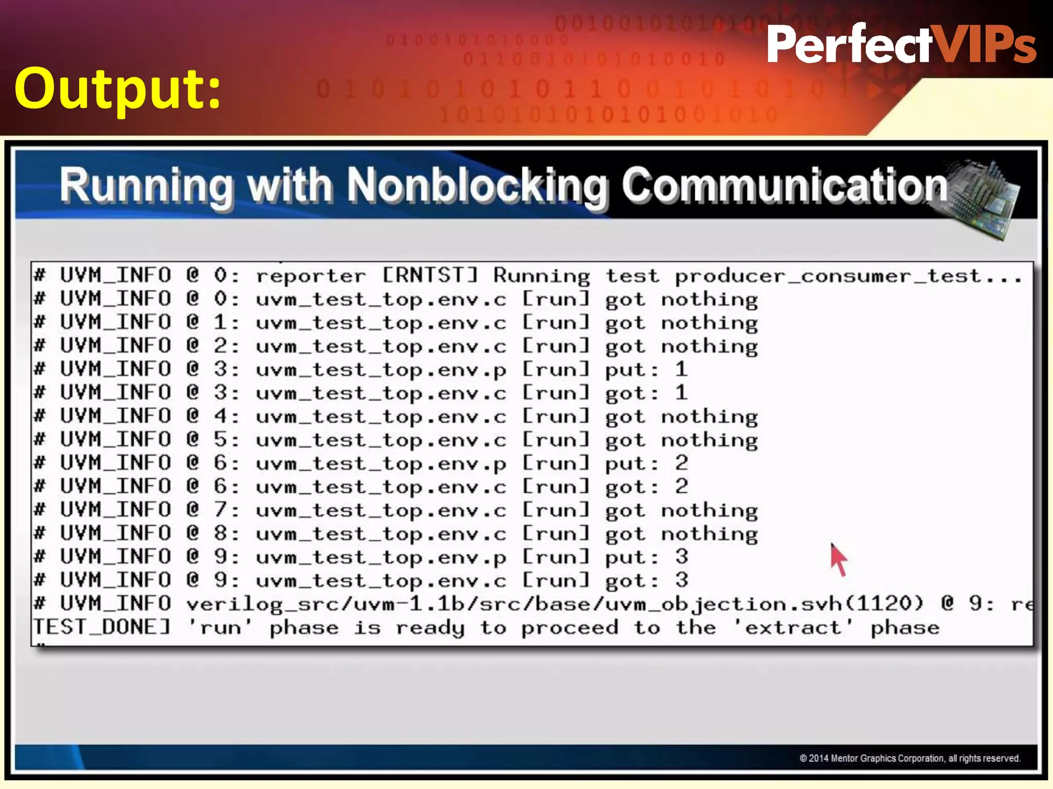 PerfectVIPs Uvm tlm slides format | PPT