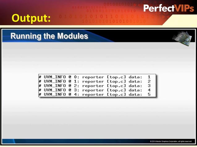 PerfectVIPs Uvm tlm slides format | PPT | Computing | Technology & Computing