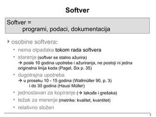 Uvod u softversko inženjerstvo | PPT
