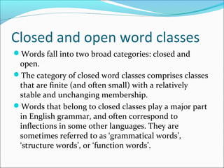 Uvod u morfosintaksu, lecture 01, 12 13 | PPT