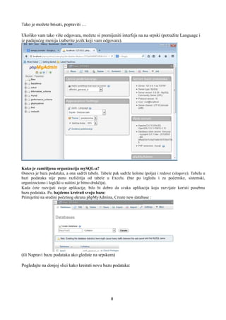 Uvod u mysql za početnike na srpskom, hrvatskom ili bosanskom | PPTX