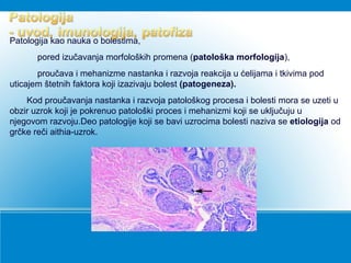 Uvod u patologiju | PPT