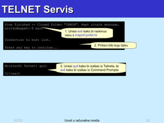 Uvod u racunalne mreze | PPT