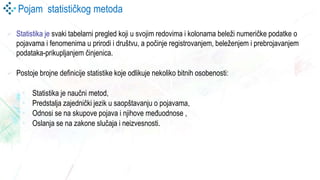 Uvod u statistiku | PPTX