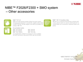 Nibe F2300 and F2026 Air/ Water Heat Pump Range | PPT