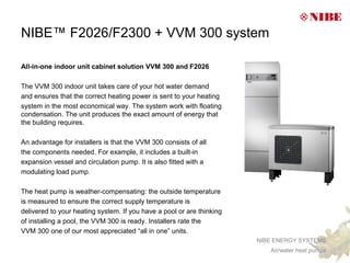Nibe F2300 and F2026 Air/ Water Heat Pump Range | PPT