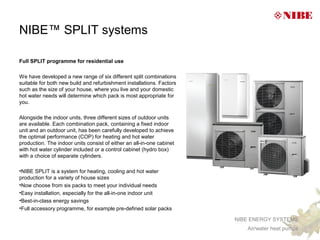 Nibe F2300 and F2026 Air/ Water Heat Pump Range | PPT