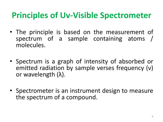 principle, application and instrumentation of UV- visible ...