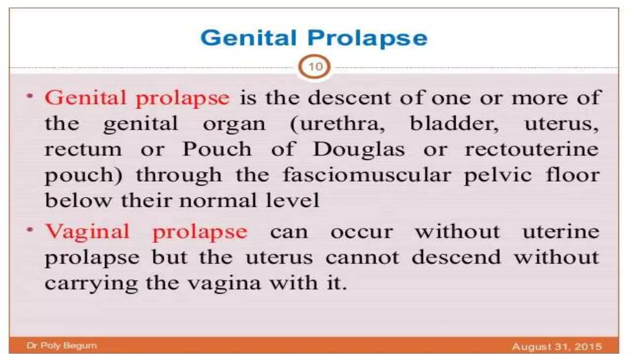 uv prolapse final.ppt