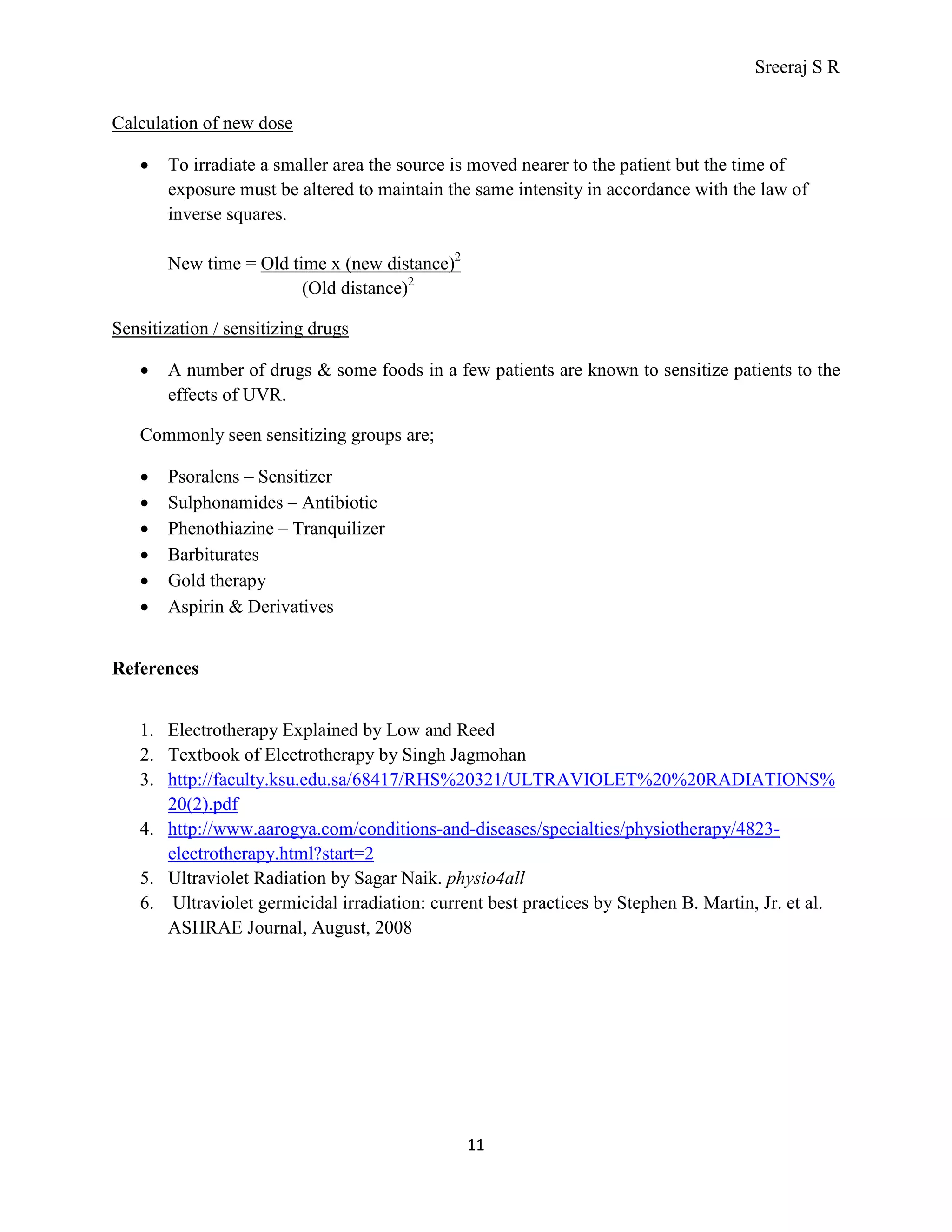 ULTRAVIOLET RADIATION THERAPY (UVR) | PDF