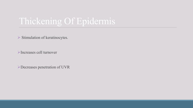UVR | PPTX | Skin and Dermatology | Diseases and Conditions