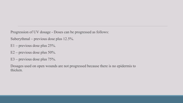 UVR | PPTX | Skin and Dermatology | Diseases and Conditions
