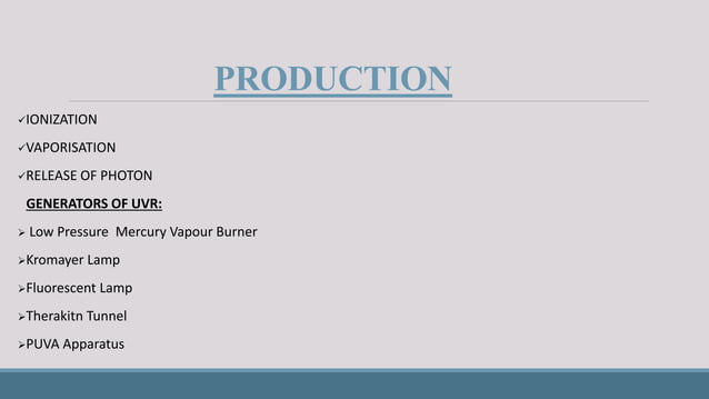 UVR | PPTX | Skin and Dermatology | Diseases and Conditions