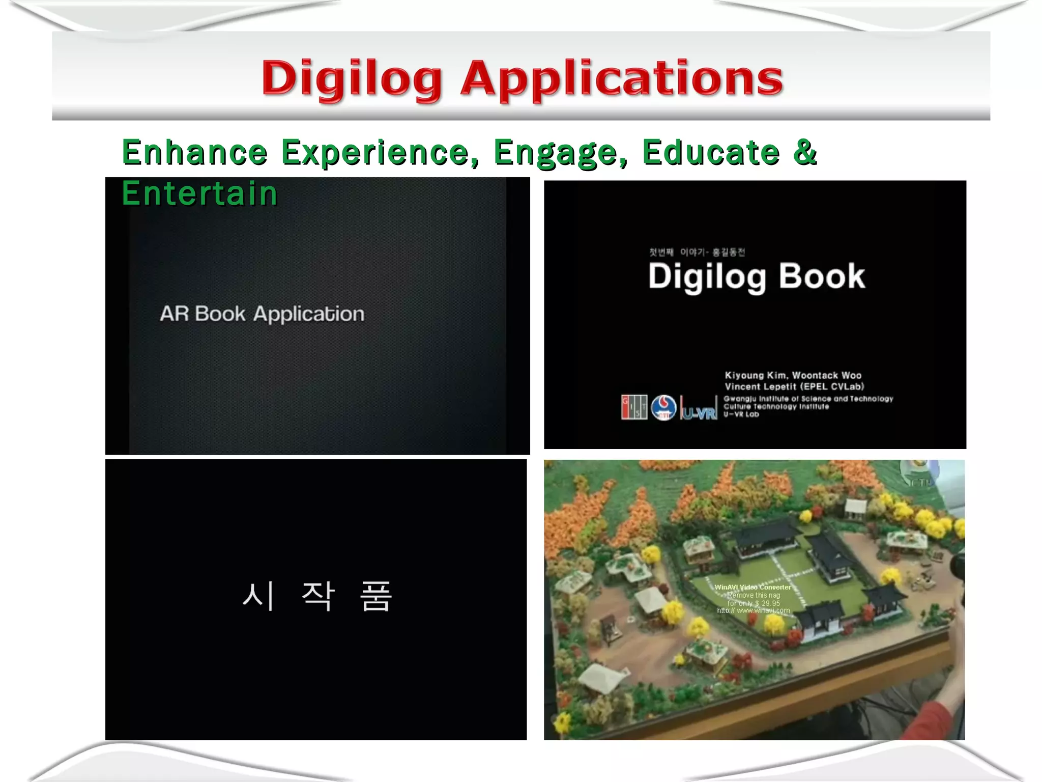 UbiquitousVirtualReality2010 | PPT | Augmented Reality | Technology & Computing