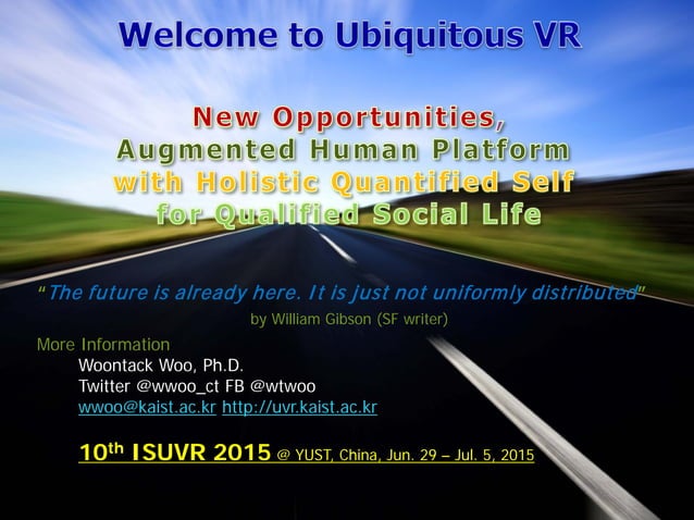Future of Augmented Reality: Augmented Human in Ubiquitous VR era | PDF | Augmented Reality ...