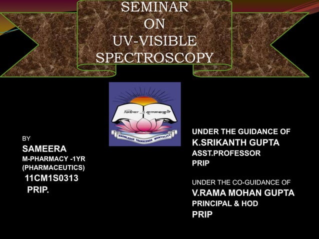 Uv Seminar Ppt Pptx