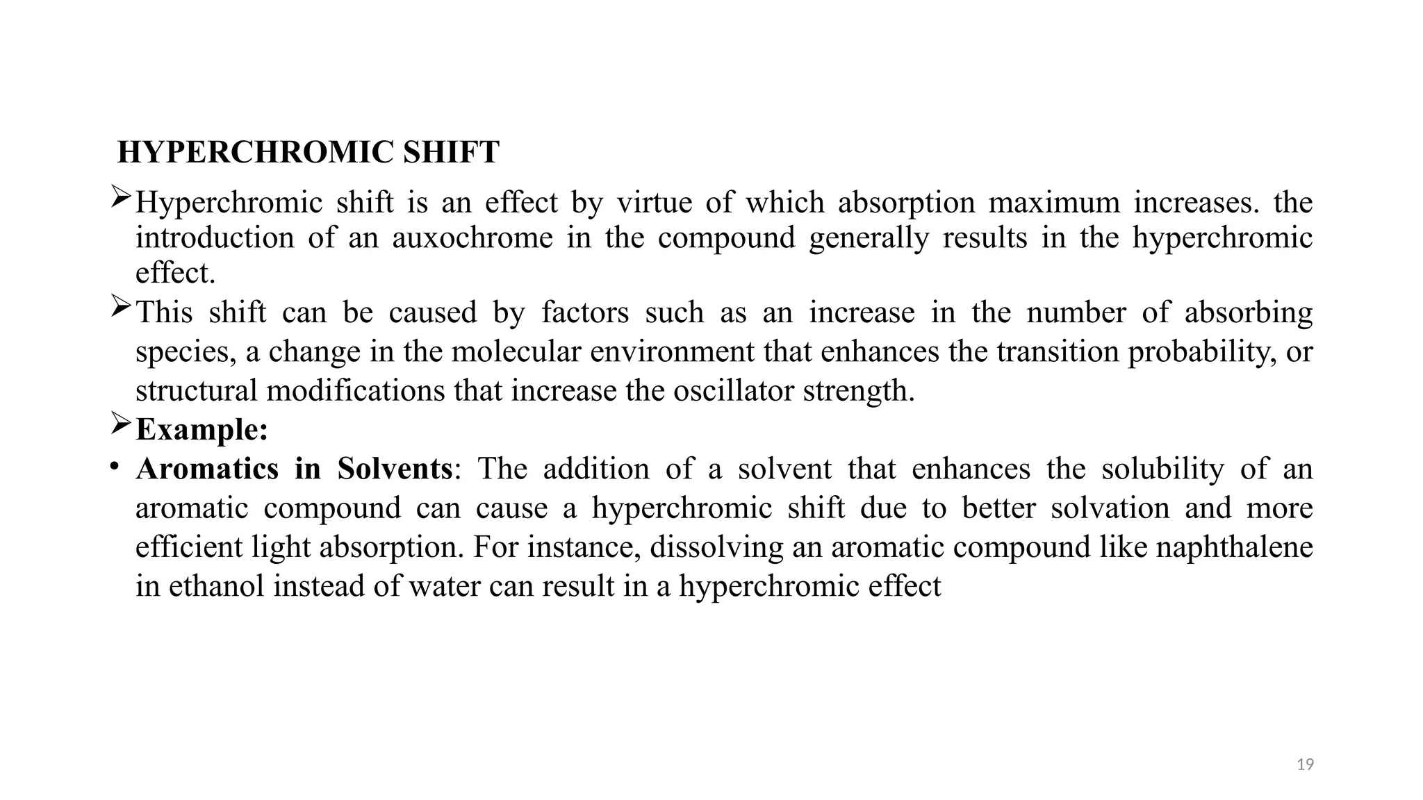 UV- Visible Spectrophotometry: Introduction, Spectral Shifts ...