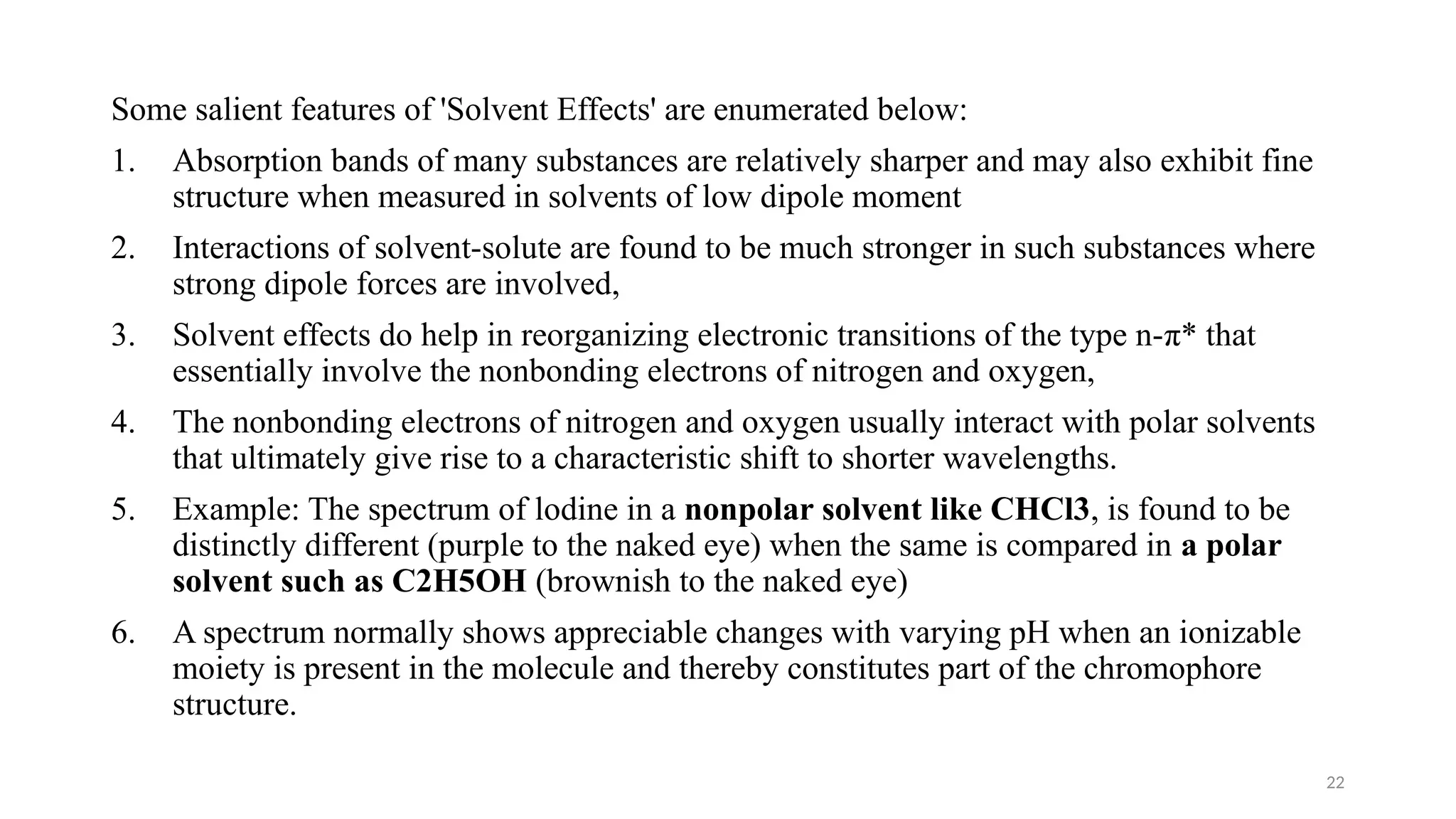 UV- Visible Spectrophotometry: Introduction, Spectral Shifts ...