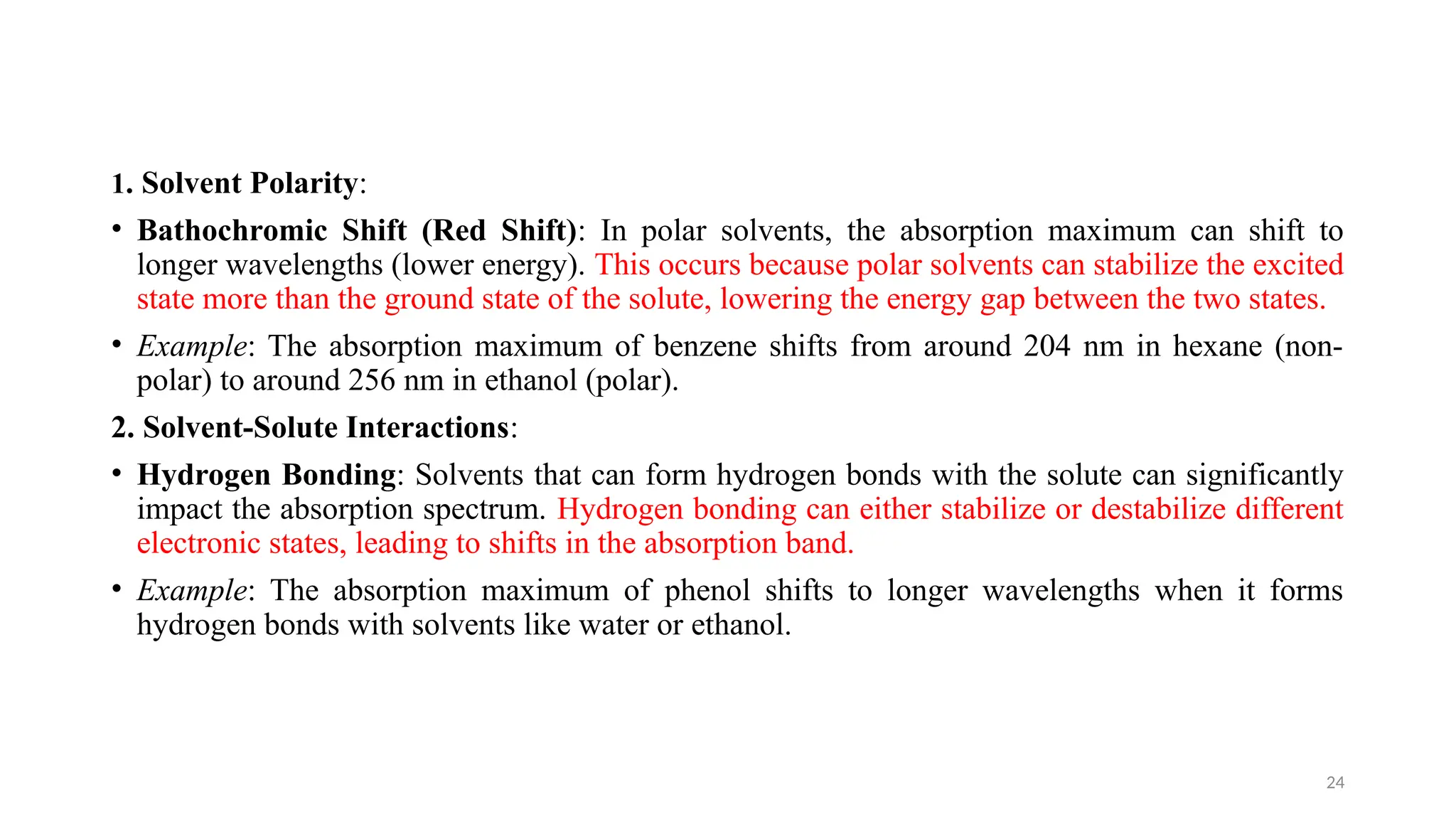 UV- Visible Spectrophotometry: Introduction, Spectral Shifts ...