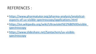 Uv spectroscopy | PPT