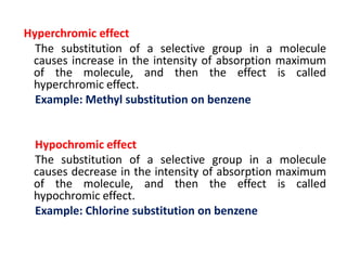 Uv spectroscopy | PPT