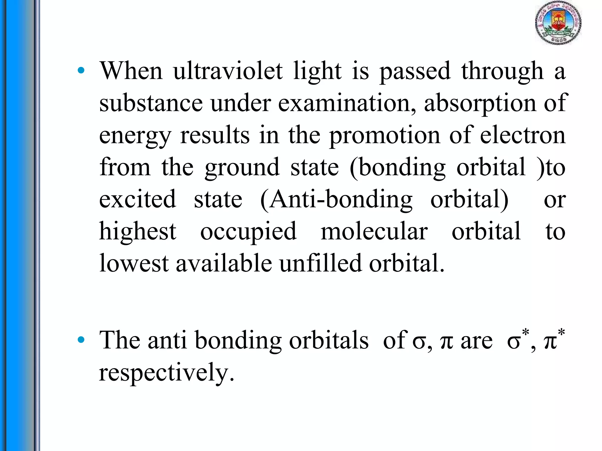 Uv spectroscopy | PPT