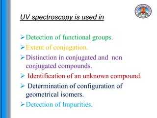 Uv spectroscopy | PPT
