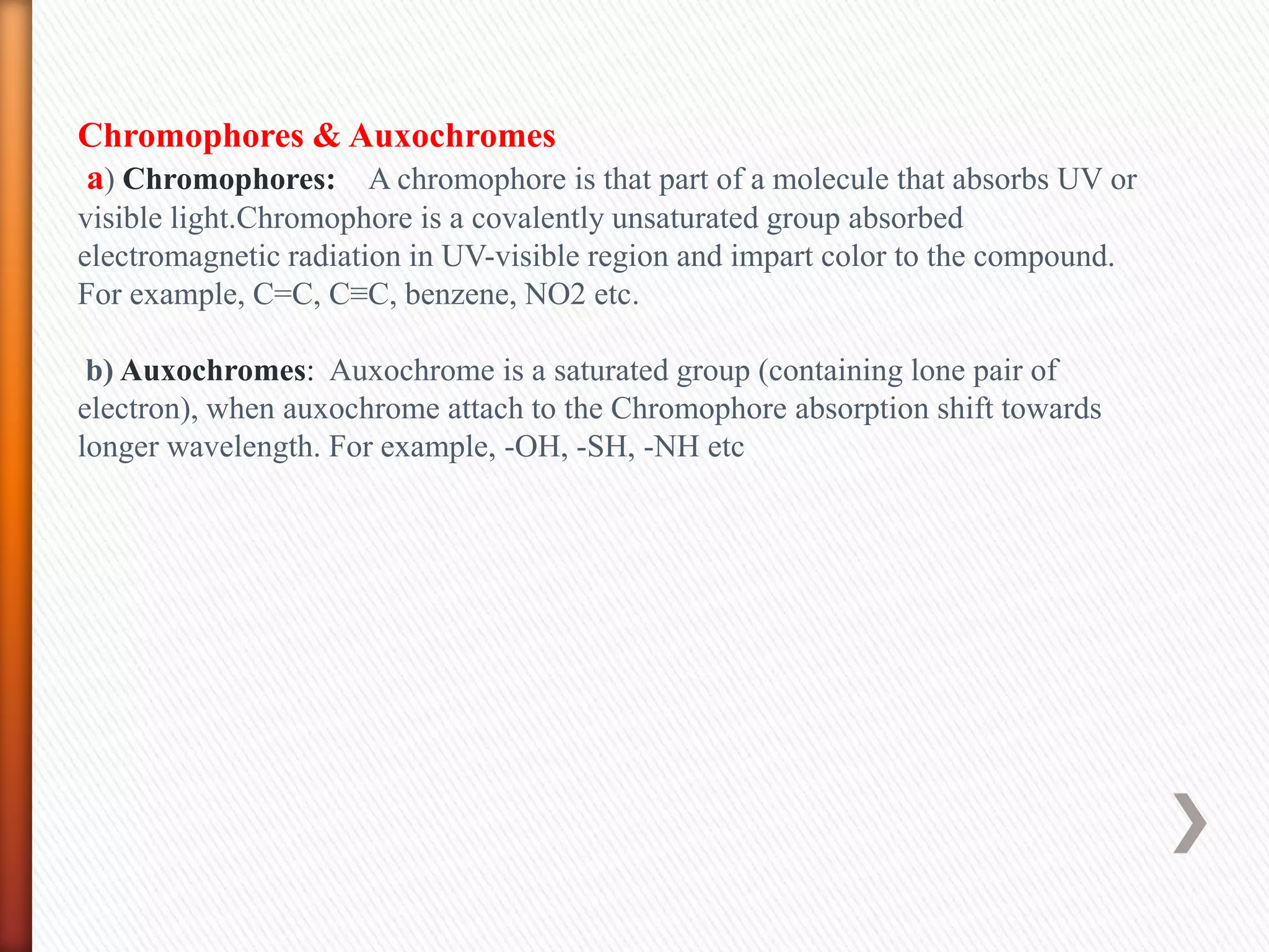uv -visible spectroscopy | PPTX