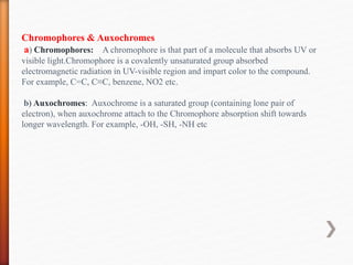 uv -visible spectroscopy | PPTX