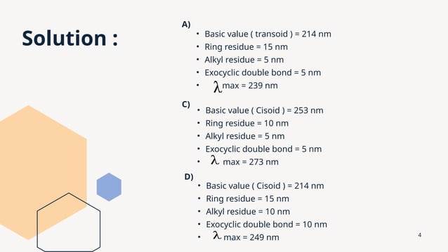 UV SPECTROSCOPY CSIR-NET GATE PREVIOUS YEAR QUESTIONS | PPTX
