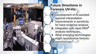 ULTRA VIOLET spectroscopy IN FORENSICS.pptx