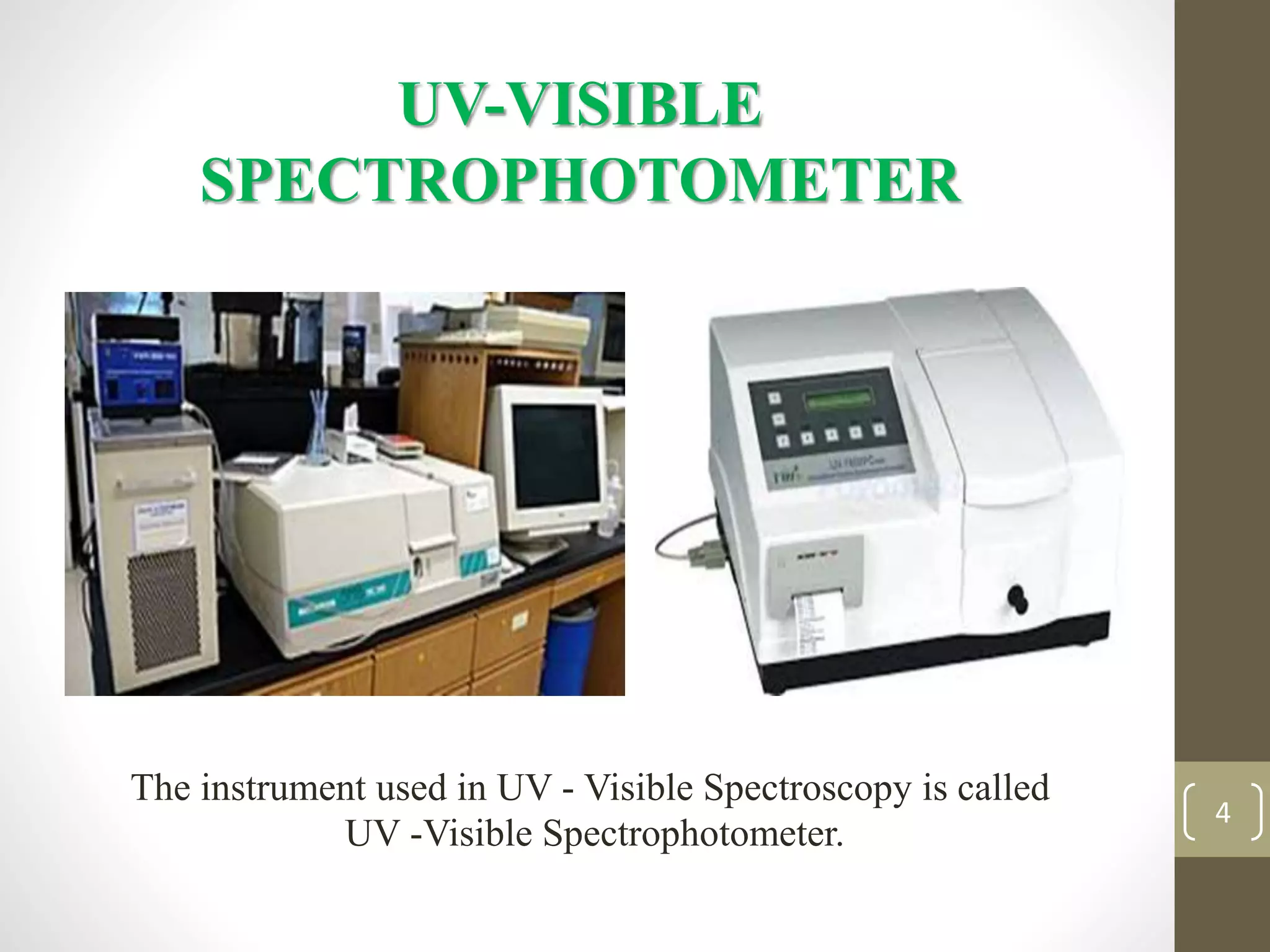 Uv spectroscopy instrumentation, by dr. umesh kumar sharma & amp; shyma m s | PPTX