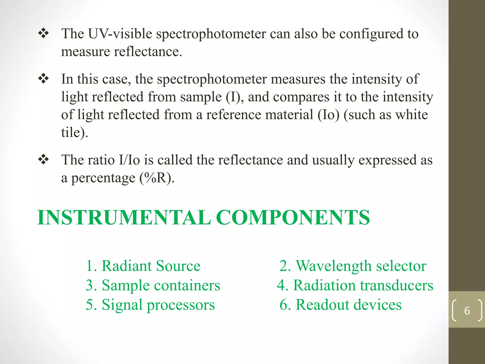 Uv spectroscopy instrumentation, by dr. umesh kumar sharma & amp; shyma ...