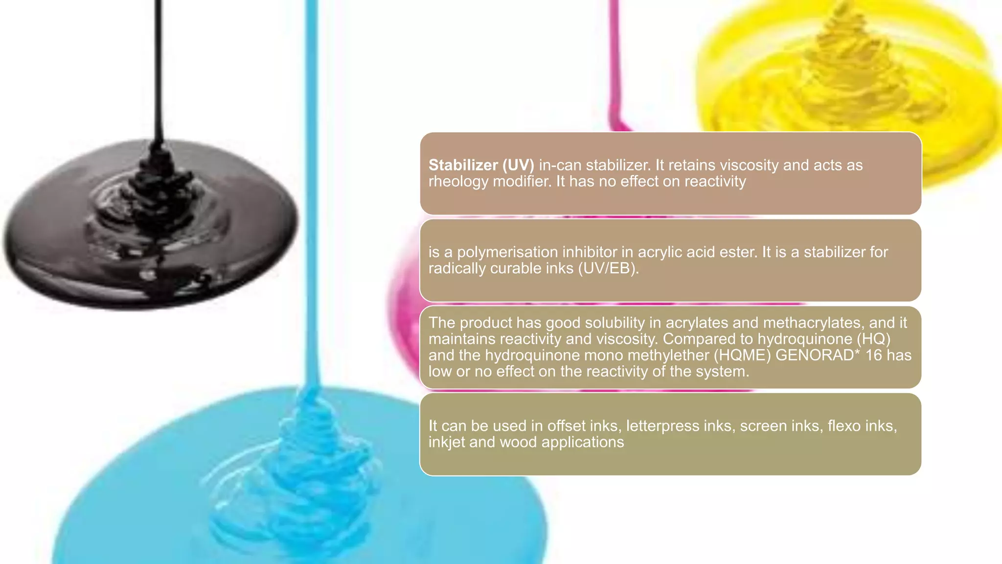 UV Stabilizer, what and why need in Ink | PPTX