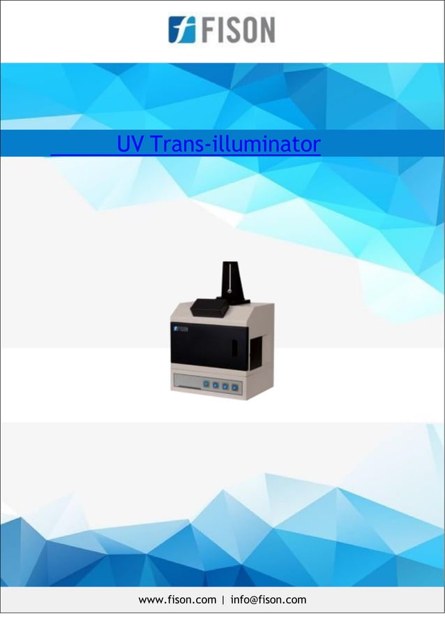 lab equipment UV Trans-illuminator 200×150 mm | PDF