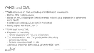 DEVNET-1152 OpenDaylight YANG Model Overview and Tools | PPT